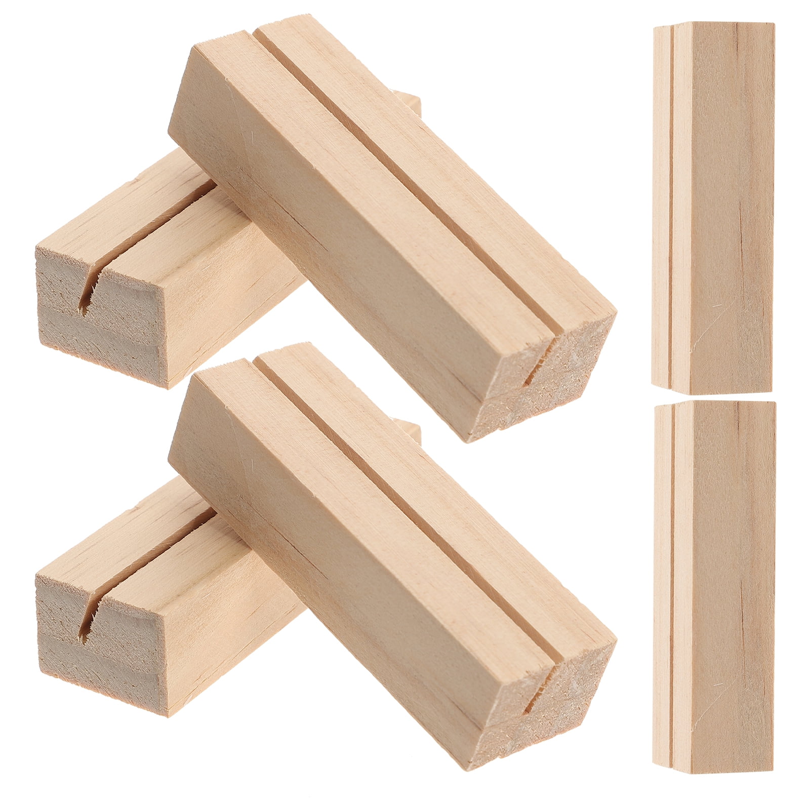 Wooden Card Holders for DIY Projects and Toy Cars Beige Color Safe and ...