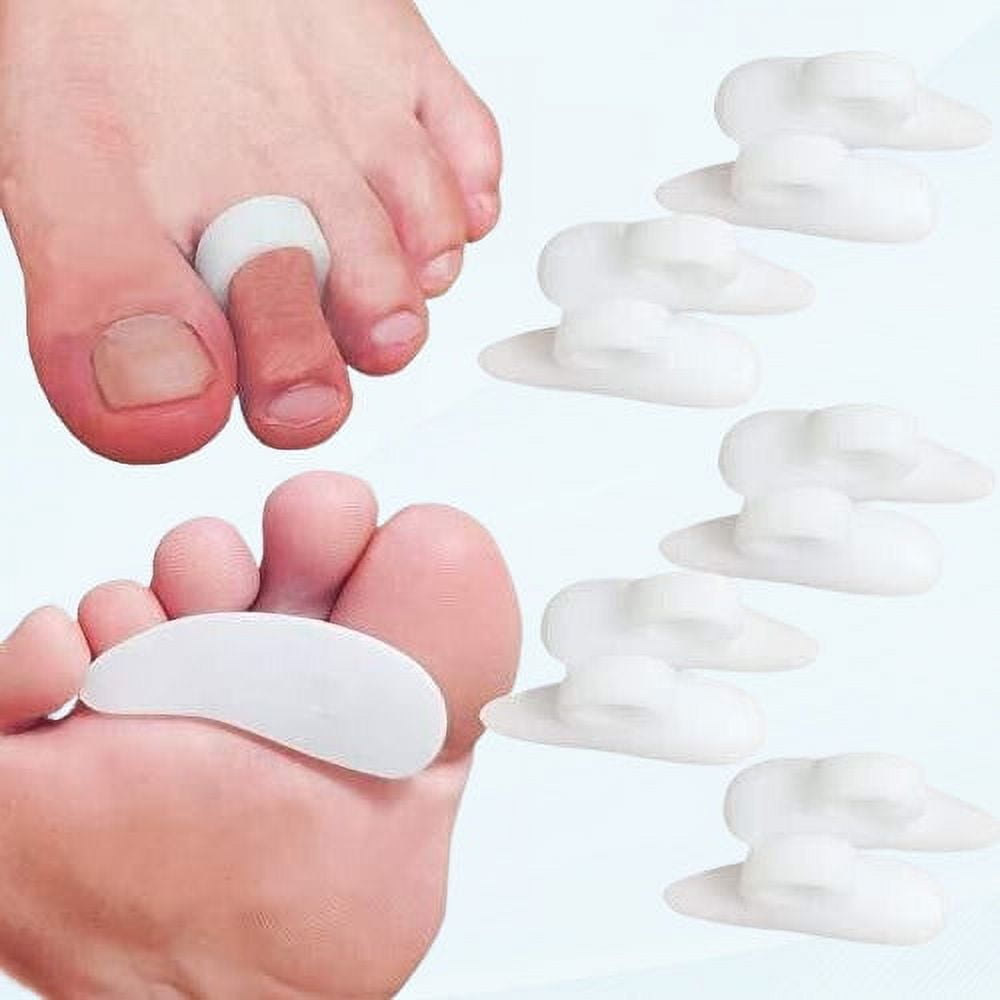 10 Pcs Gel Insignia Pads - Silicone Toe Supports for Hammer Toe ...
