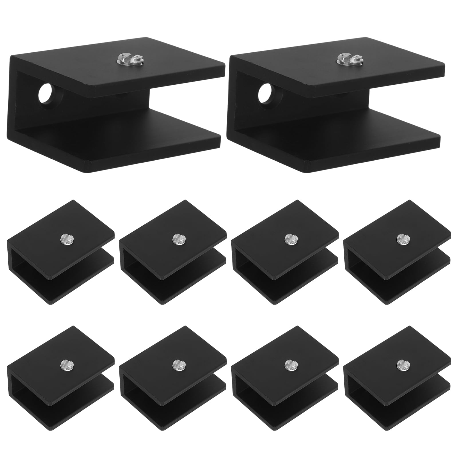 10 Pcs Glass Sandwich Panel Bracket Mechanism Shelves Cabinet Trigger ...