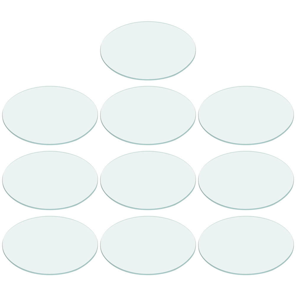 Niceauty 10pcs Transparent Laboratory Watch Glasses for Experiments ...