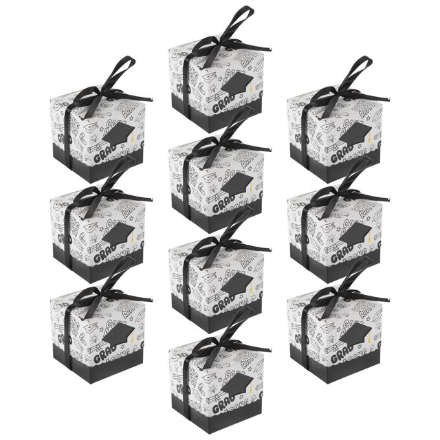 10 Pcs Graduation Candy Box Gift Boxes Candy Container Graduation Favor ...