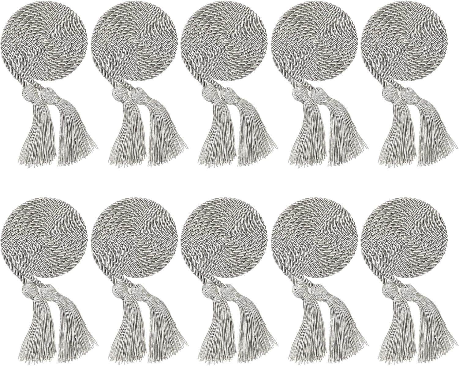 10 Pcs Graduation Honor Cords with Tassels, Bulk Academic Braided Ropes ...