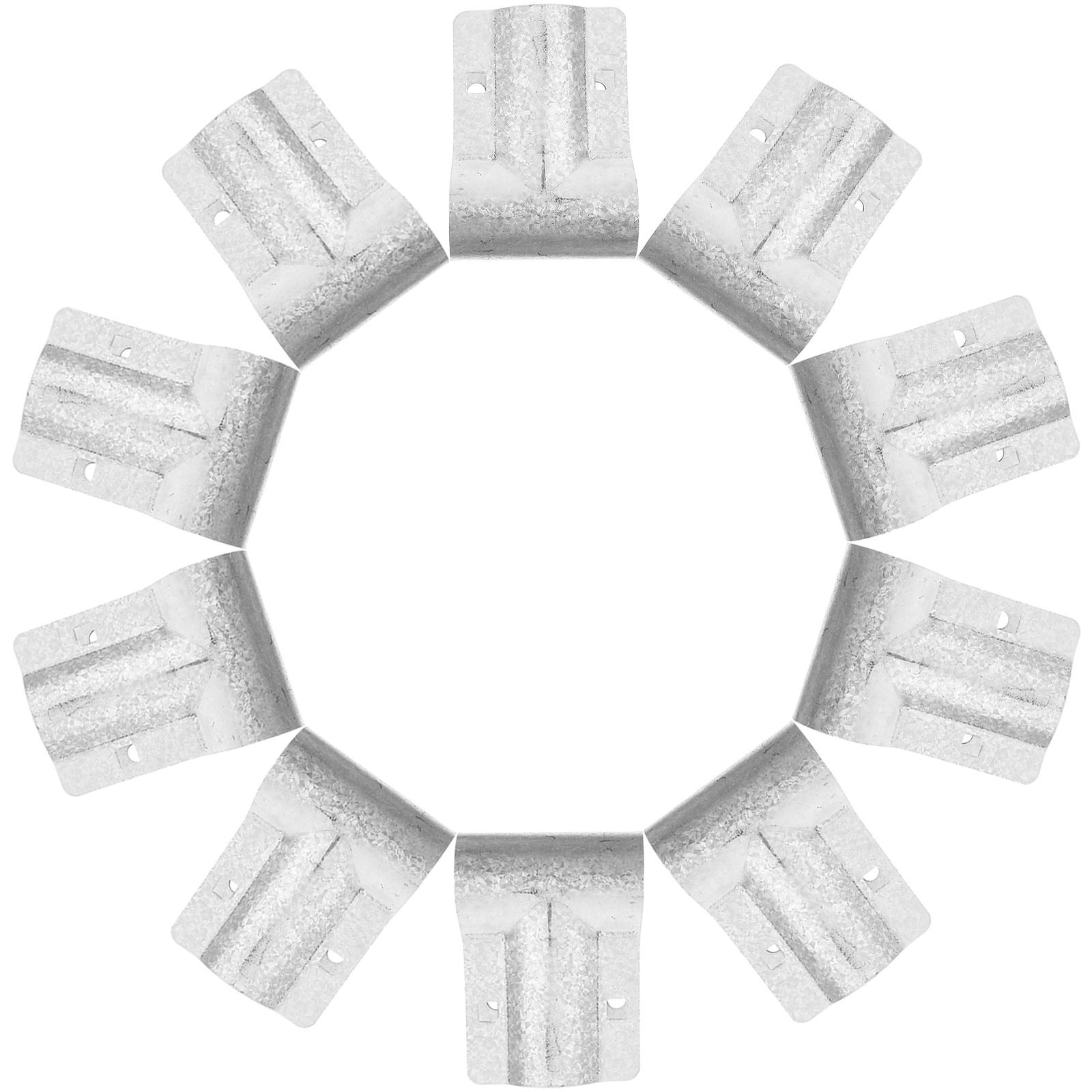 Homoyoyo 10pcs T Clamp Hot Galvanization Silver for Pipe Connection ...