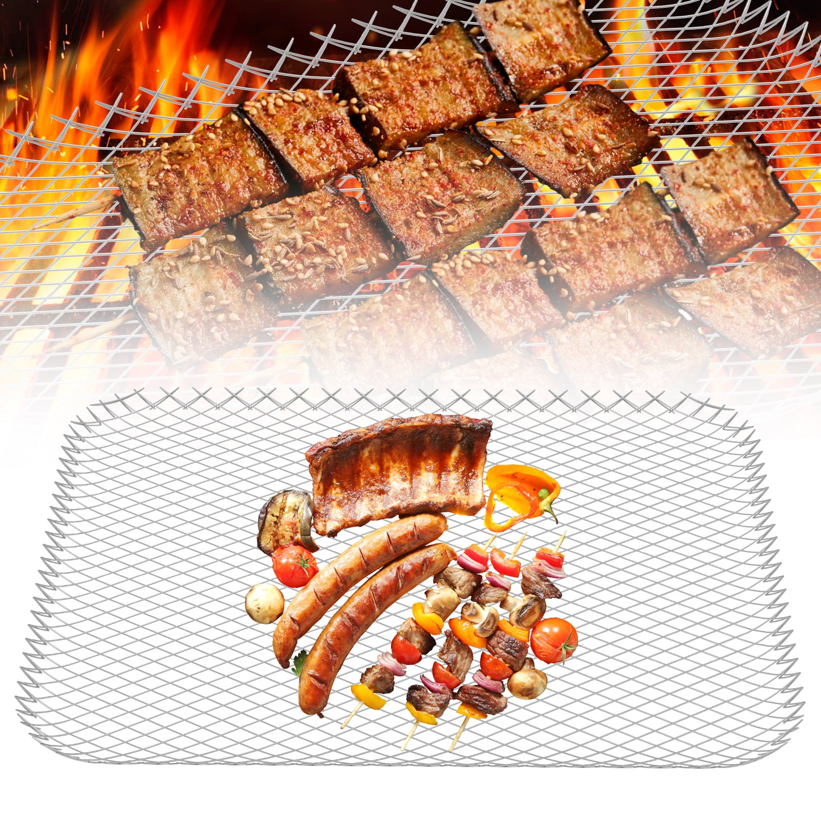 10 Pcs Grill Topper, Grill BBQ Disposable Grill Toppers Grill Topper ...
