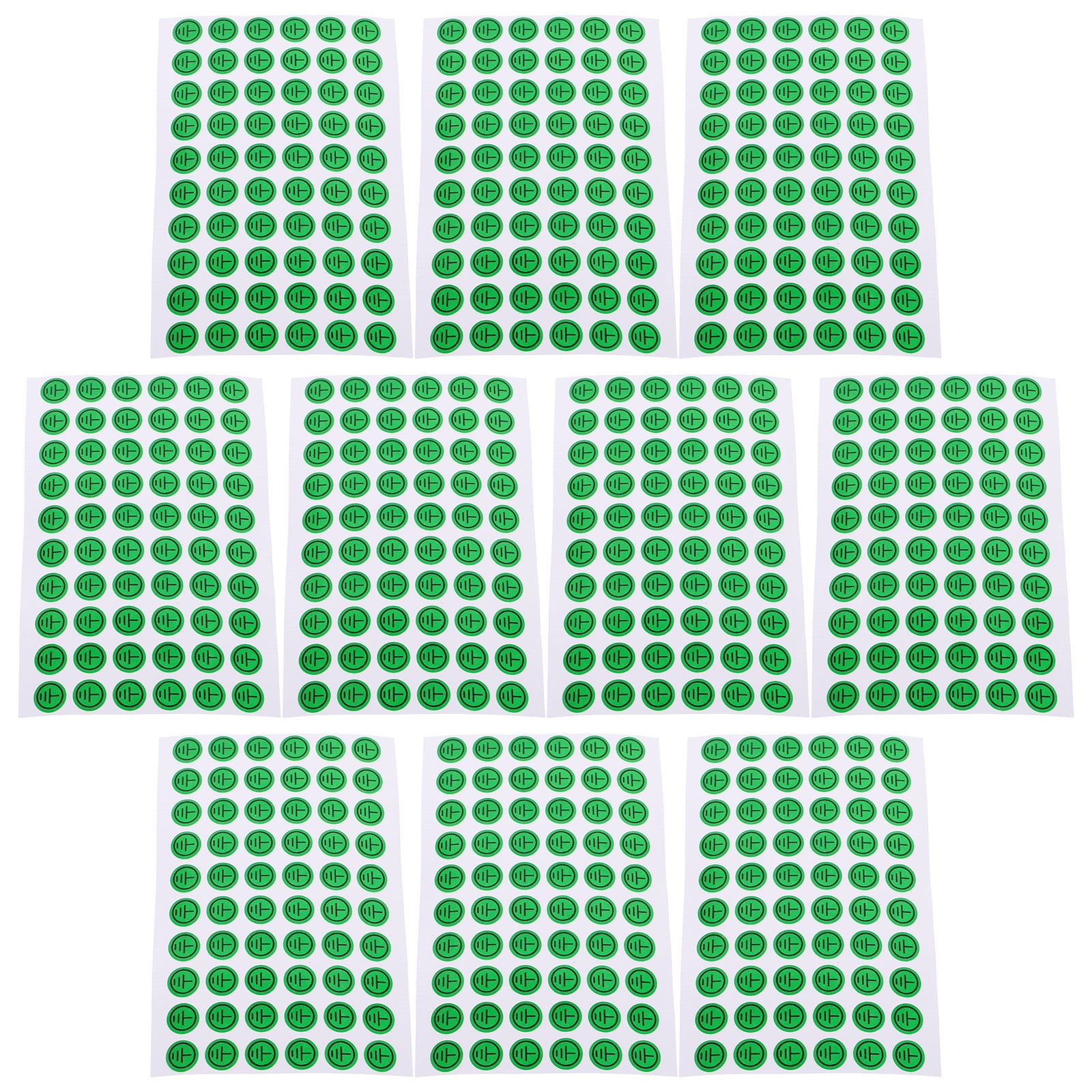 10 Pcs Ground Wire Identification Sticker Waterproof Stickers Anti ...