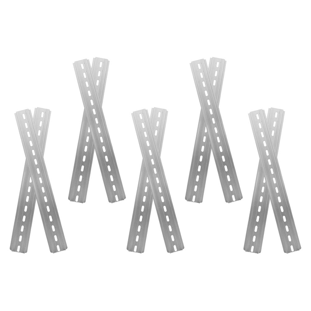 10 Pcs Guide Slotted Din Rail for Industry Slotted Din Rail Din Rail ...