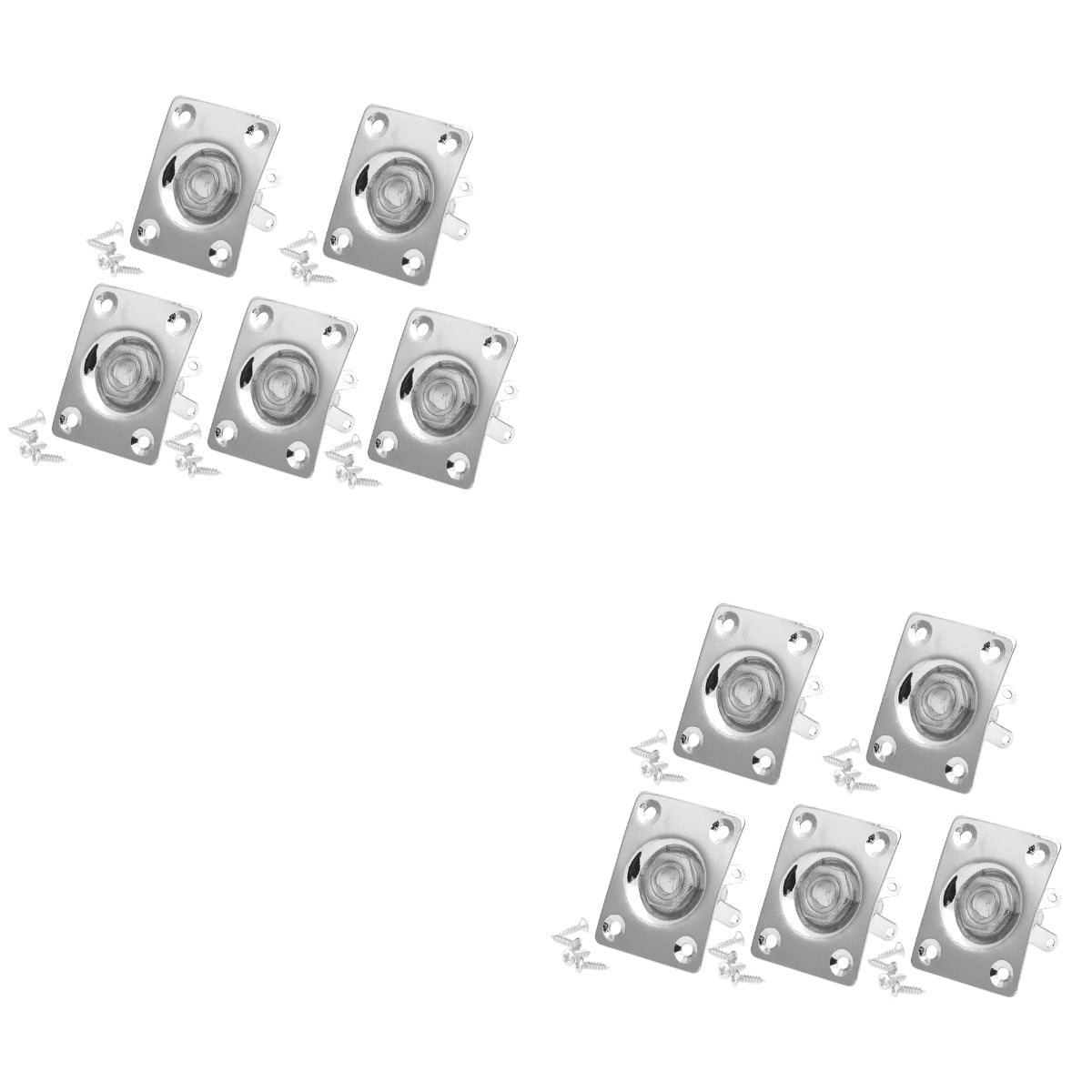 10 Pcs Guitar Jack Plate Jackplate for Electric Pickup Output Jacks ...