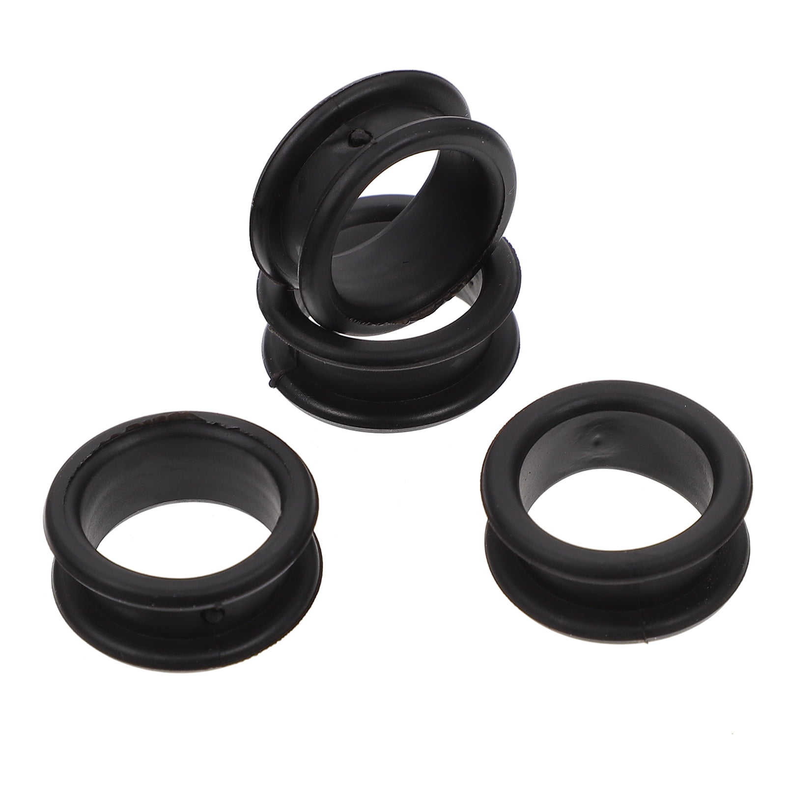 10 Pcs Hair Shear Finger Ring Label Crimp Comb Bridegroom Black ...