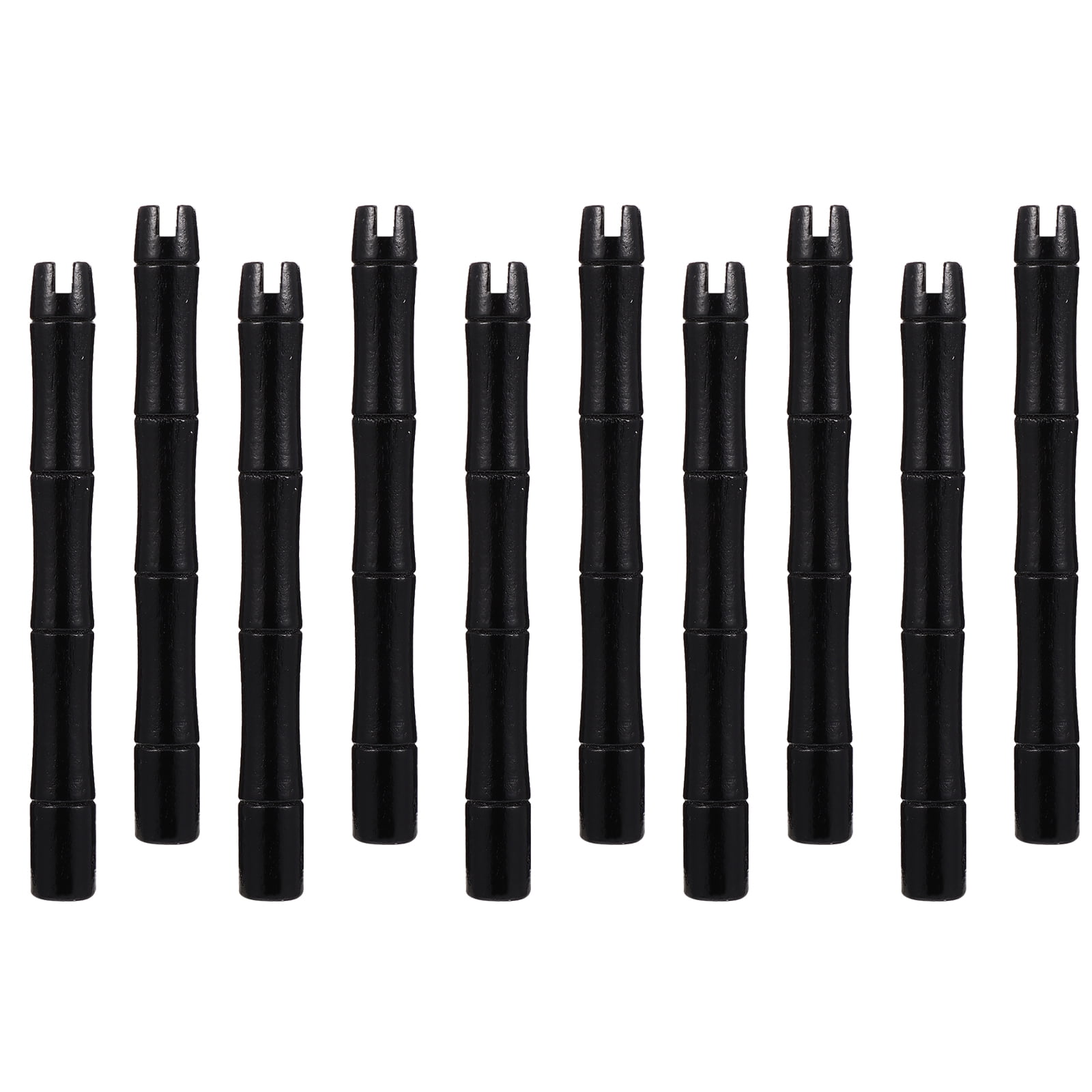 10 Pcs Hand Fan Handle Grips Handles Collapsible Held Black - Walmart.com