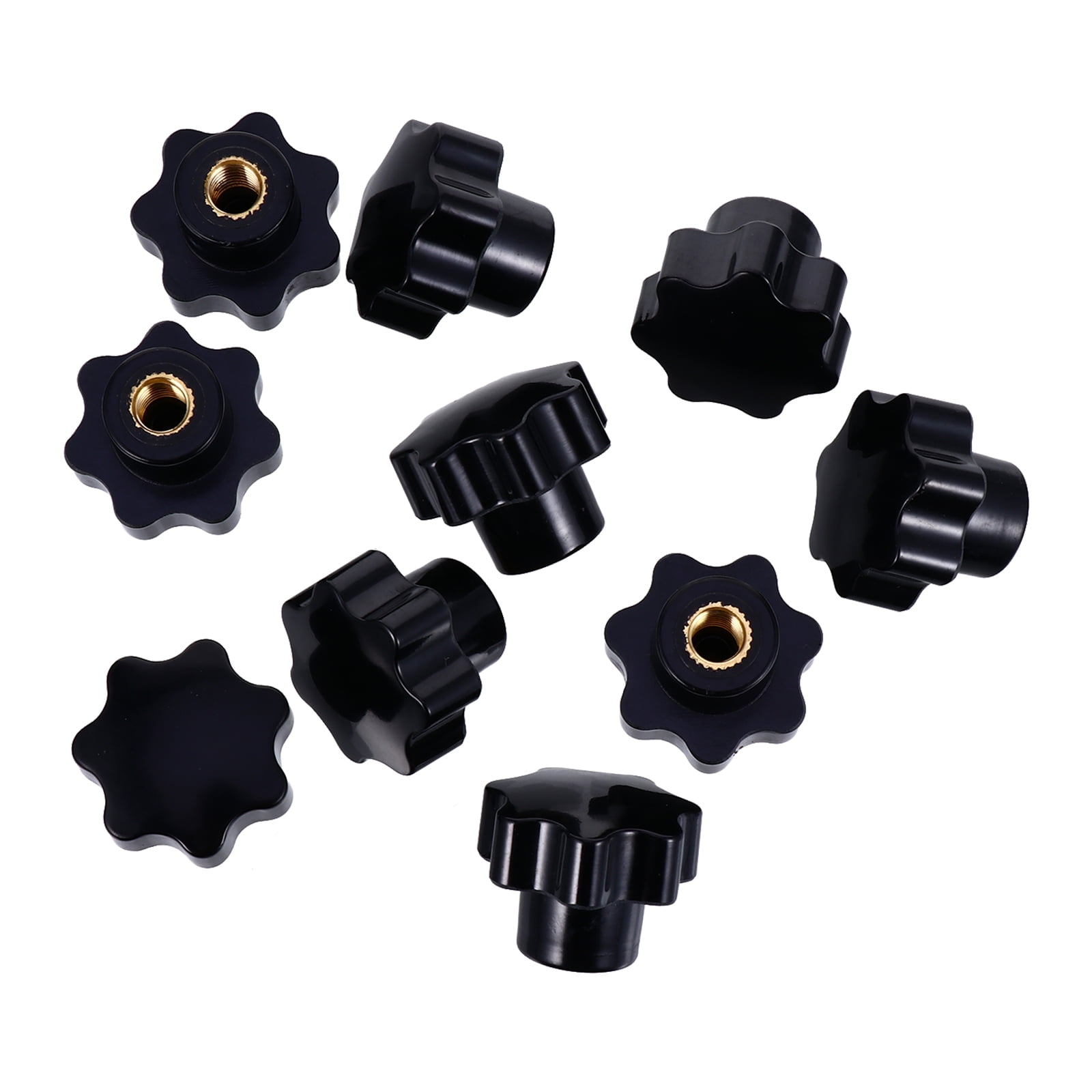 10 Pcs Handle Plastic Knobs Star Knobs Round Head Clamping Knob Plastic ...