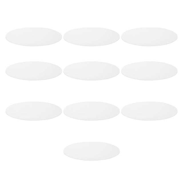 10pcs Transparent Acrylic Round Discs for DIY Crafts and Cake Bases ...