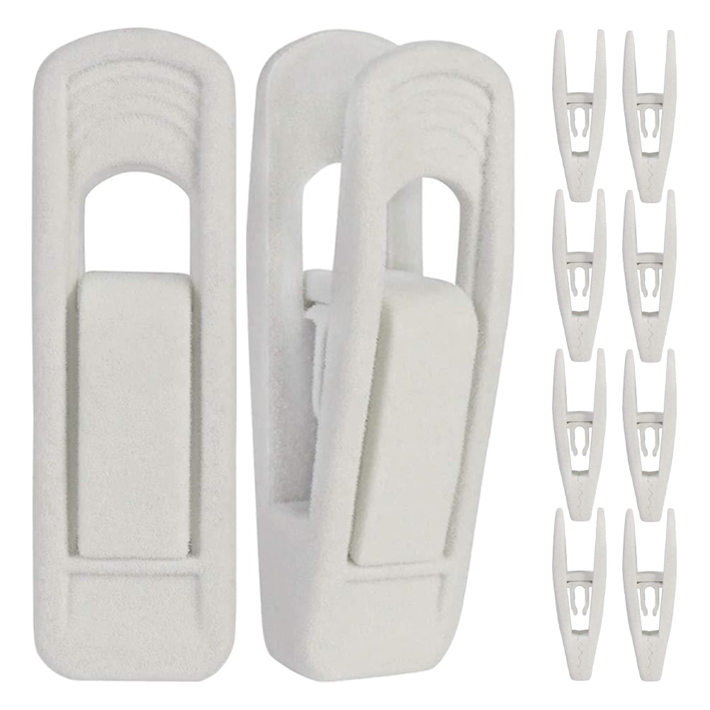 10 Pcs Hanger Clip Thin Velvet Hangers Clips Baby 7.00X4.00X2.50CM ...
