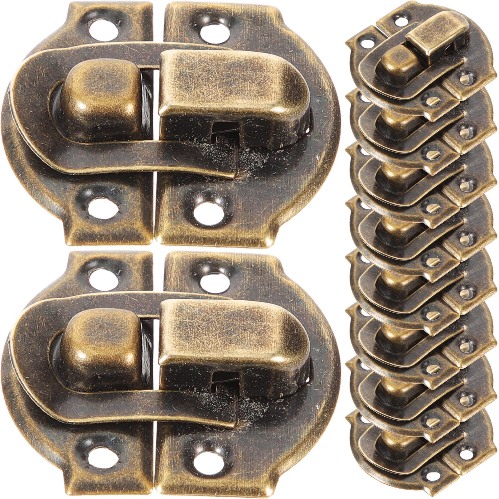 10 Pcs Hat Hooks Padlocks Alloy Latch Jewelry Box Latches Dining Table ...