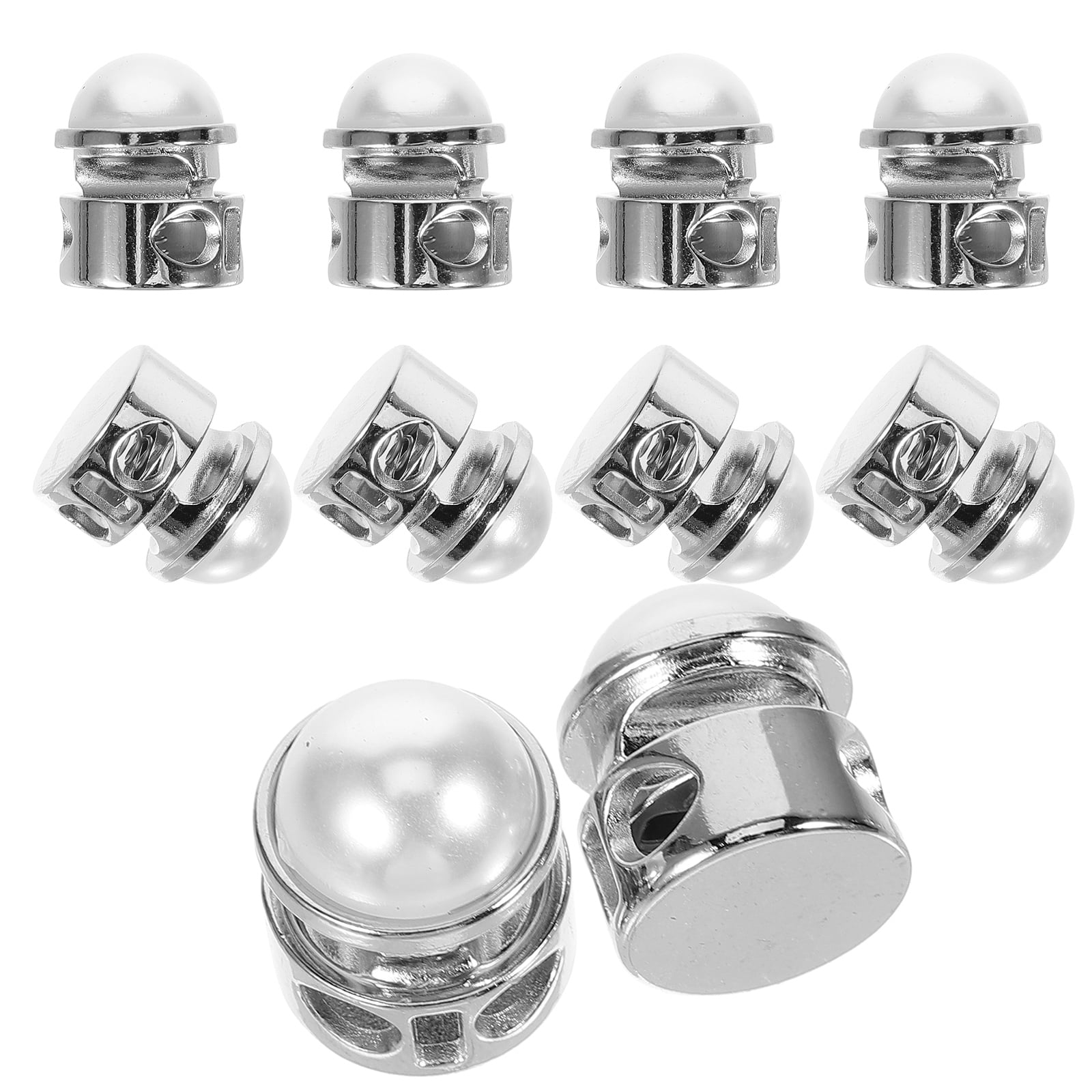 10 Pcs Hat Sprung Metal Locks Replacement Cord Lock Stopper Replacement ...