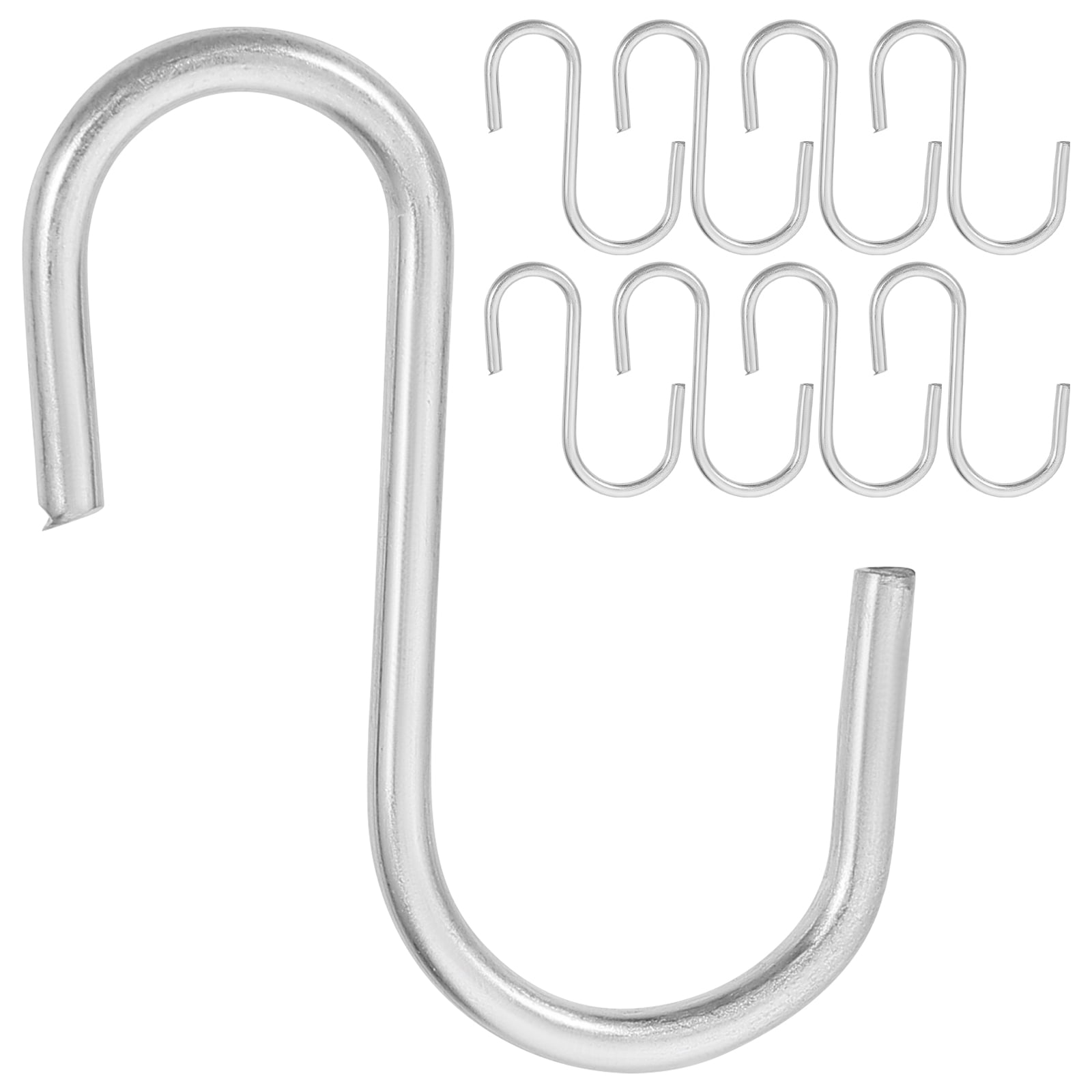 10 Pcs Heavy Duty Hooks Pothook Hangers Zinc Plating Hooks Small S ...