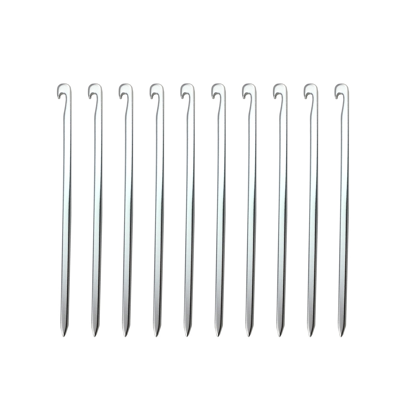 10 Pcs Heavy Duty Tent Peg Aluminium Alloy Outdoor Tent Stakes Ground ...