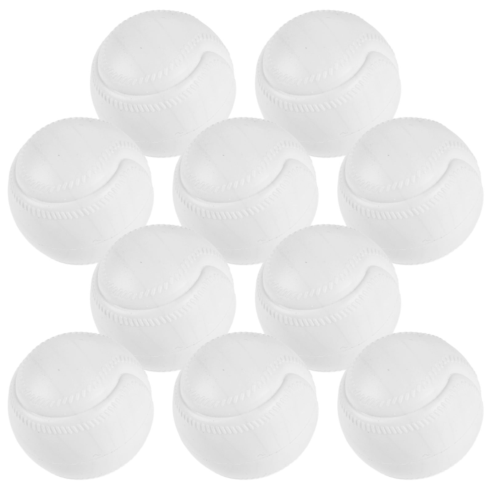 10 Pcs Hollow Plastic Outdoor Baseball Toy Party Balls Props Sports ...