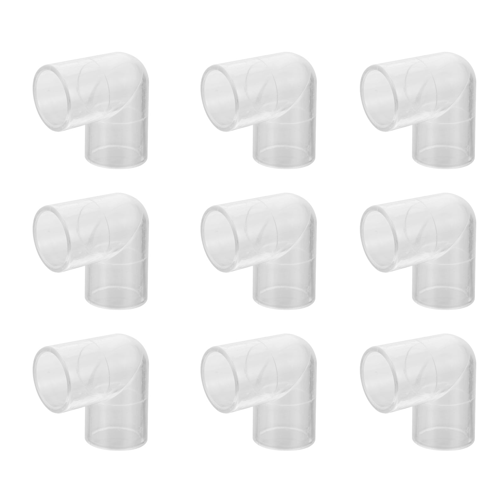 10 Pcs Hose Cable Elbow Fittings Inlet Pipe Connector 5X4.5X2cm White ...