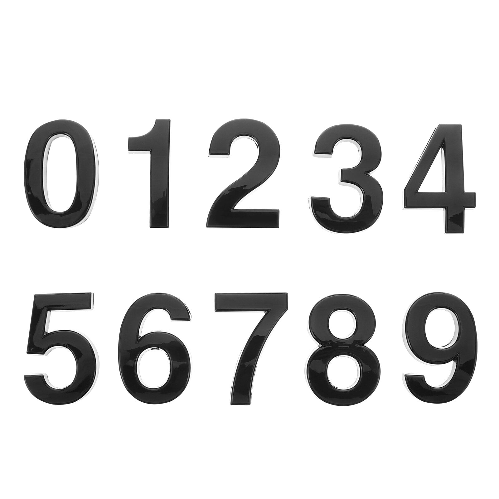 10 Pcs House Number Numbers Room Gate Sign Office Decor Stickers Door ...