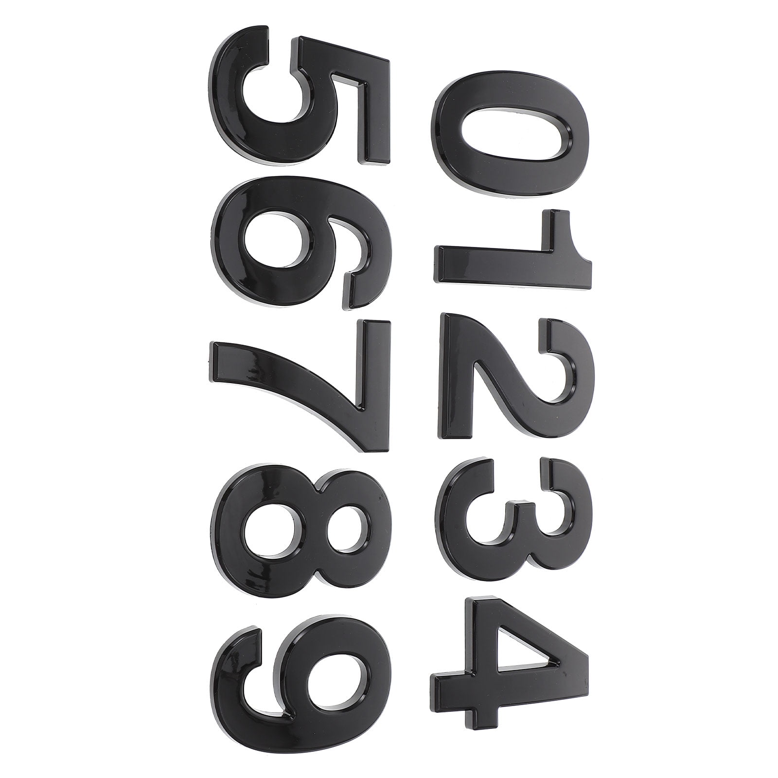 10 Pcs House Number Street Number Mailbox Numbers Front Door Sign Home ...