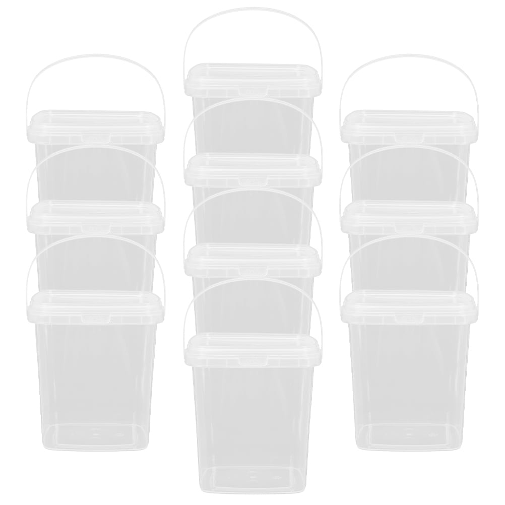 10 Pcs Ice Cream Bucket Containers Homemade Food Buckets Yogurt Bowls ...