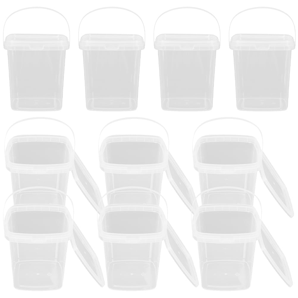 10 Pcs Ice Cream Bucket Dessert Cups Silicone for Restaurant DIY Yogurt ...