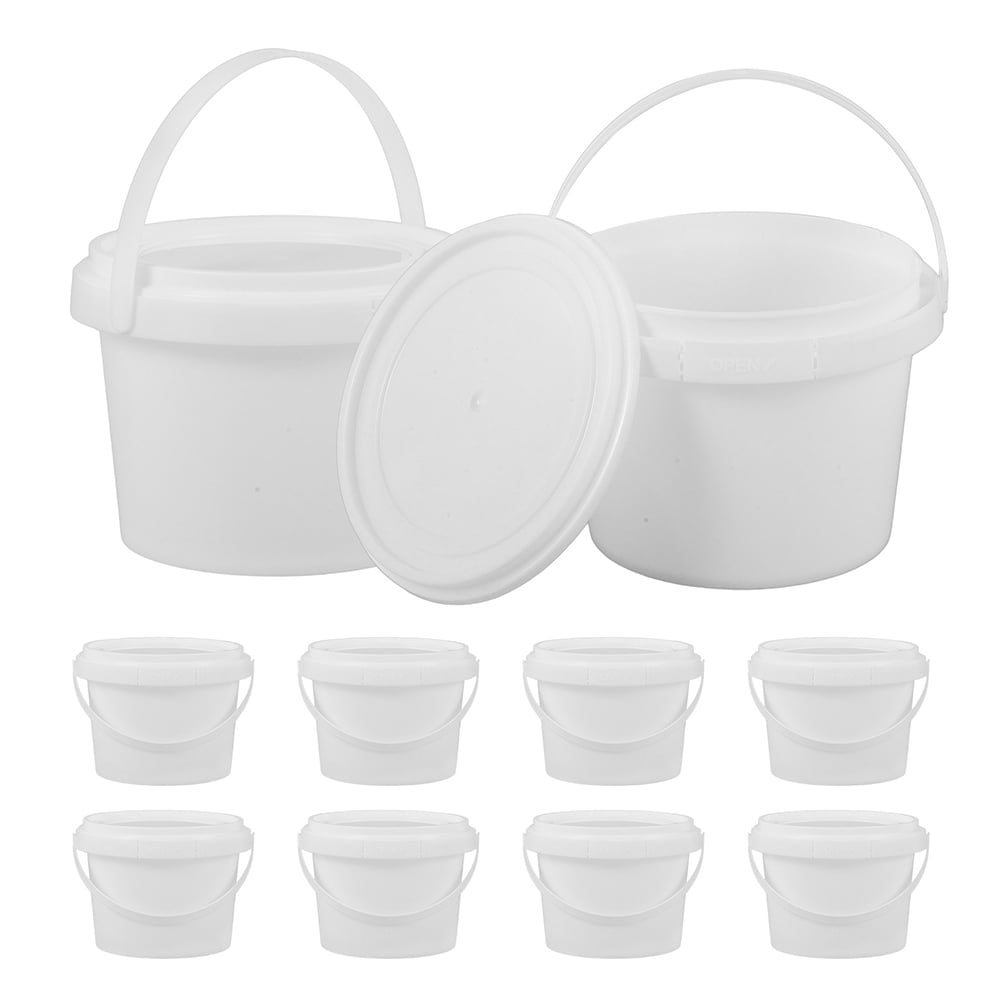 10 Pcs Ice Cream Bucket Maker Cube Trays for Freezer Popcorn Buckets ...