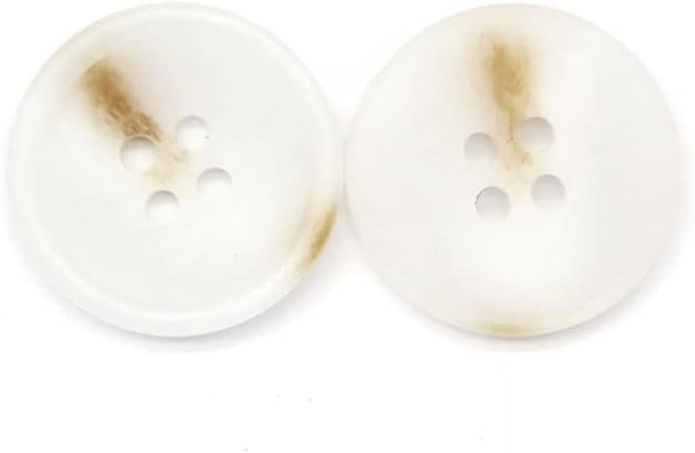 10 Pcs Imitation Horn Flatback Buttons Resin Buttons for Clothing Suit ...