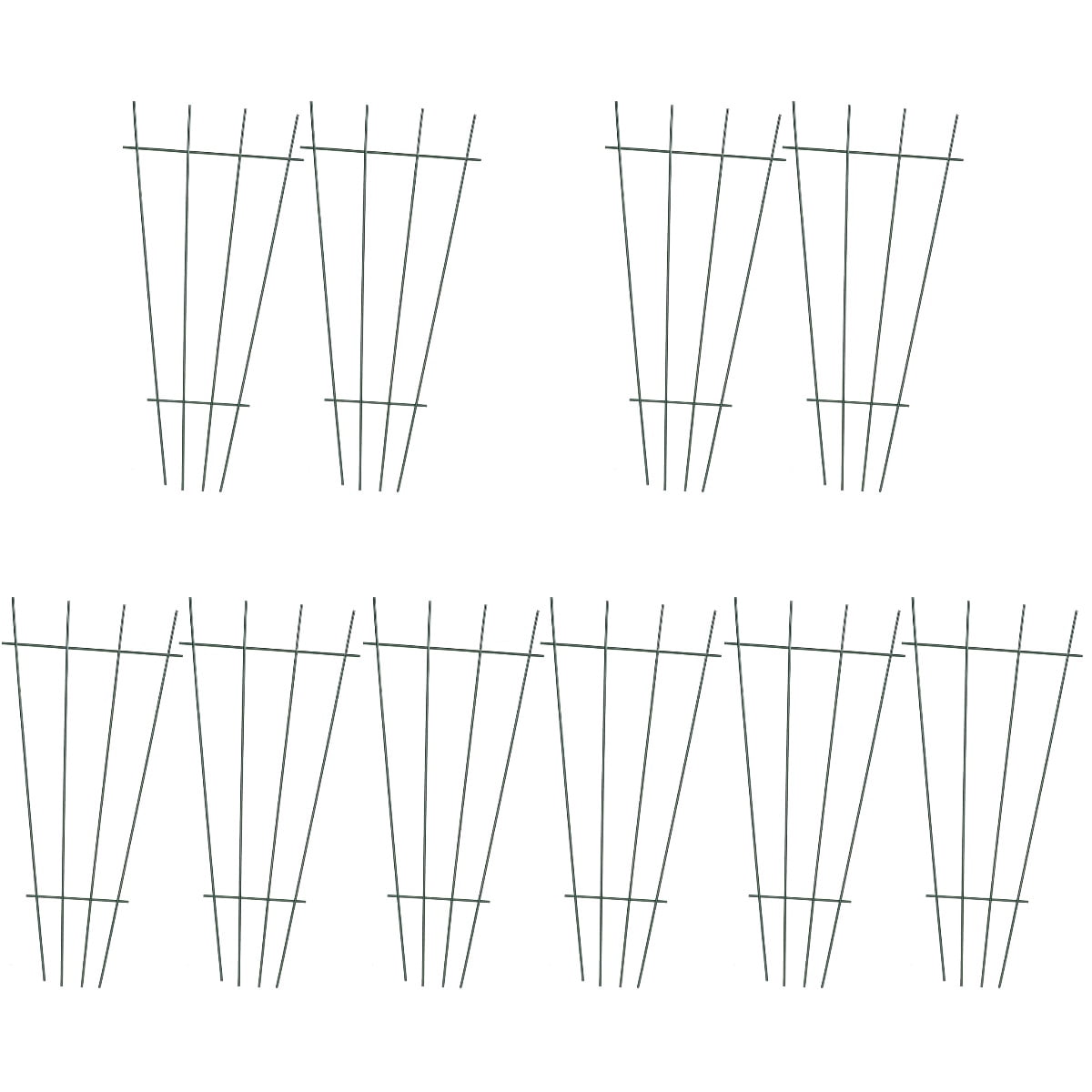 10 Pcs Iron Design Plant Climbing Racks Creative Garden Trellis ...
