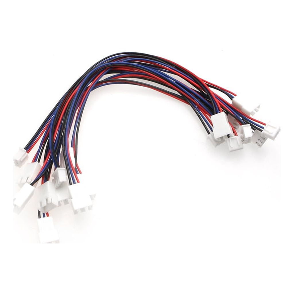 10 Pcs JST-XH Plug 2S Lipo Balance Wire Extension Lead 22cm For RC Car ...