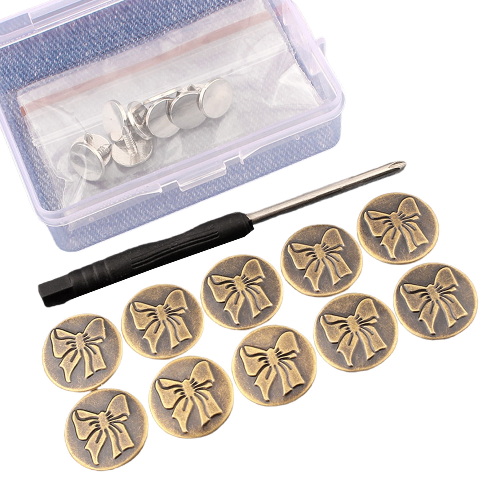 10 Pcs Jeans Buttons Removable Trouser Buttons 17mm Replacement Buttons ...