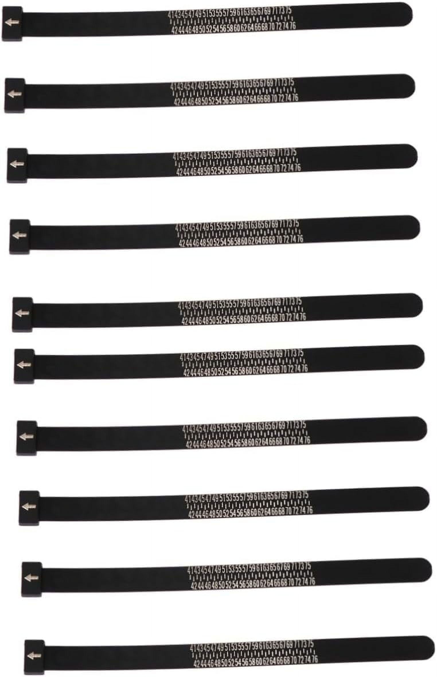 10 Pcs Jewelry Sizers Ring Measuring Mandrel Measure Ring Size Jewlery ...
