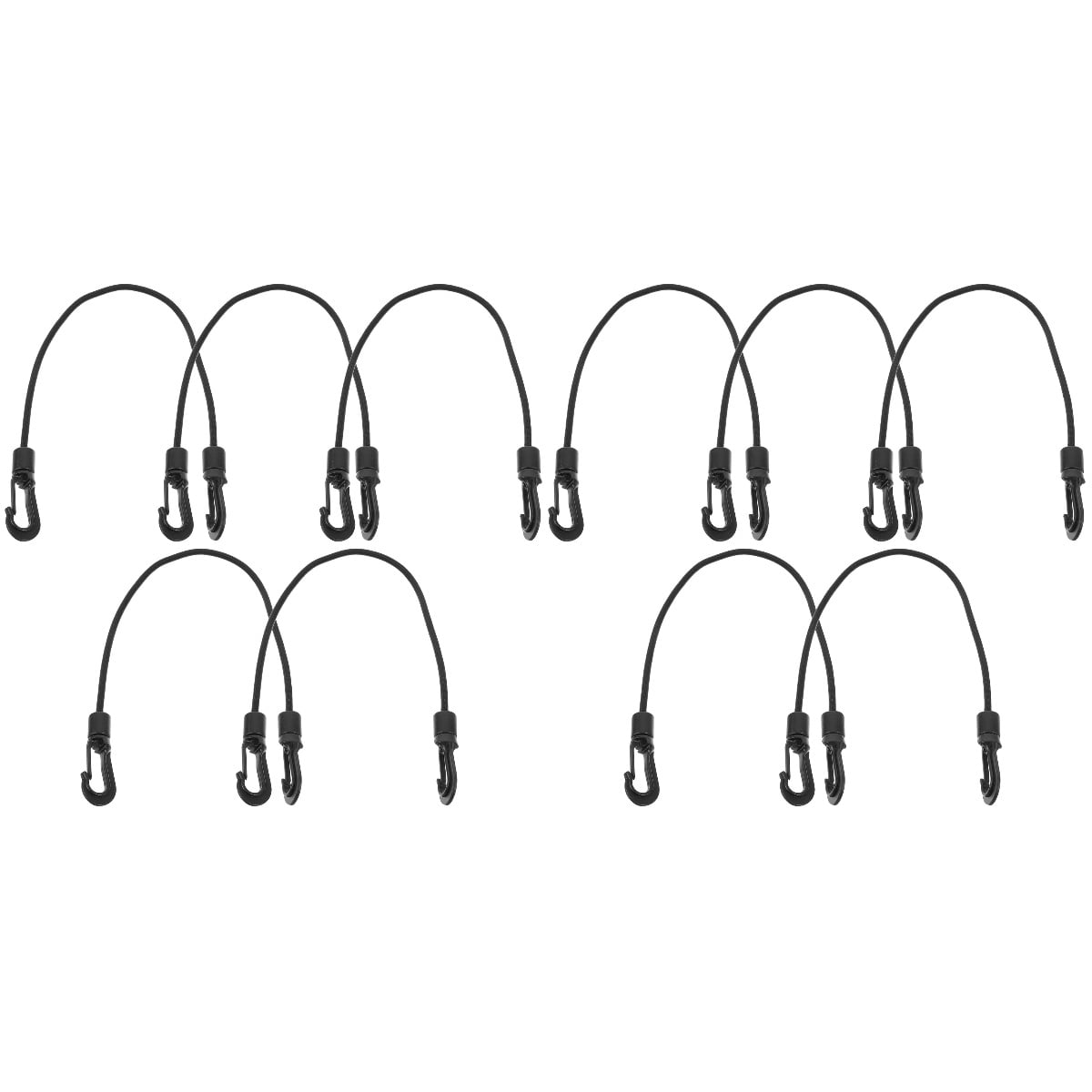 10 Pcs Kayak Elastic String Camping Accesorios Sourkout Hook Rope Quick ...
