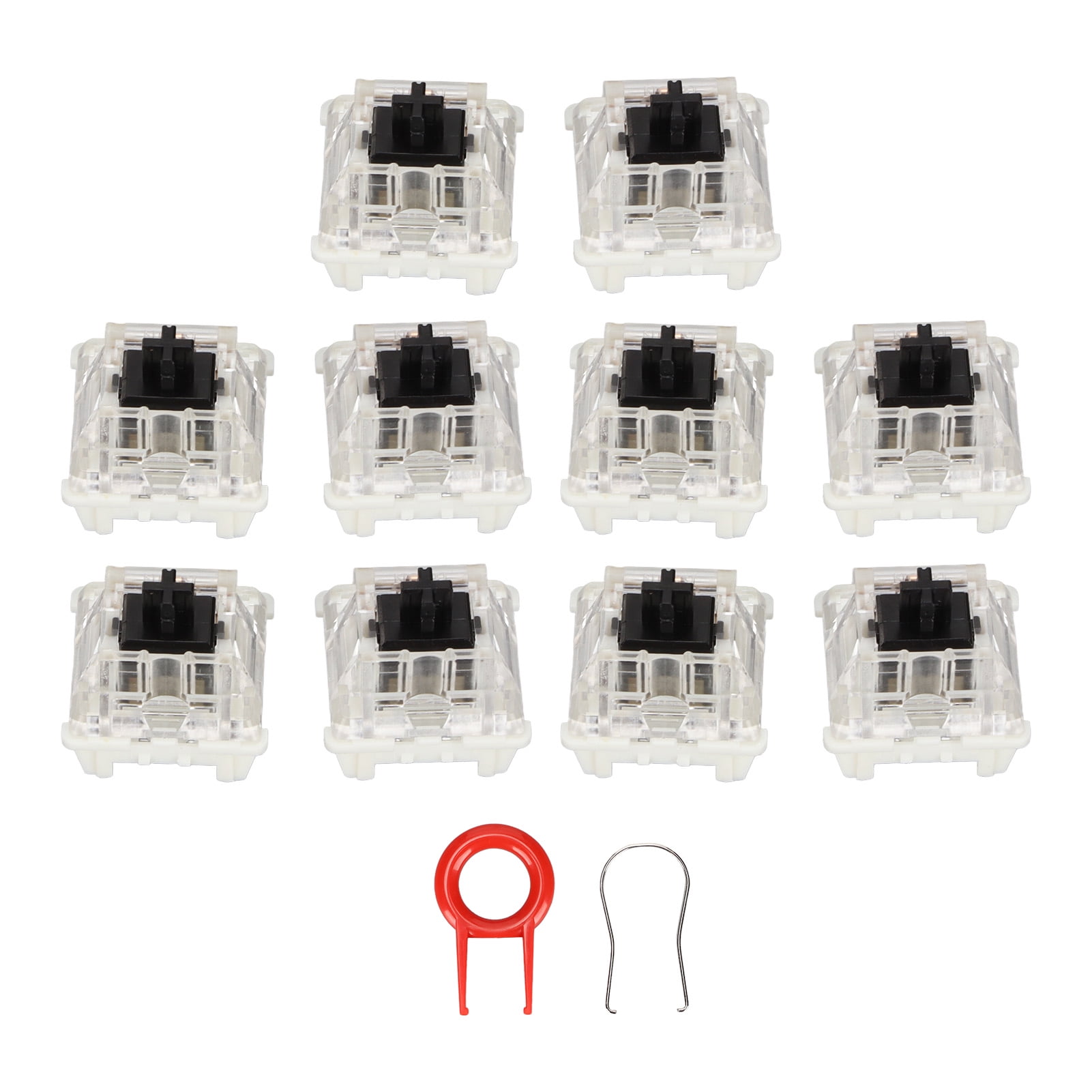 10 Pcs Keyboard Switches Linear Action Switch Mechanical Keyboard Shaft ...