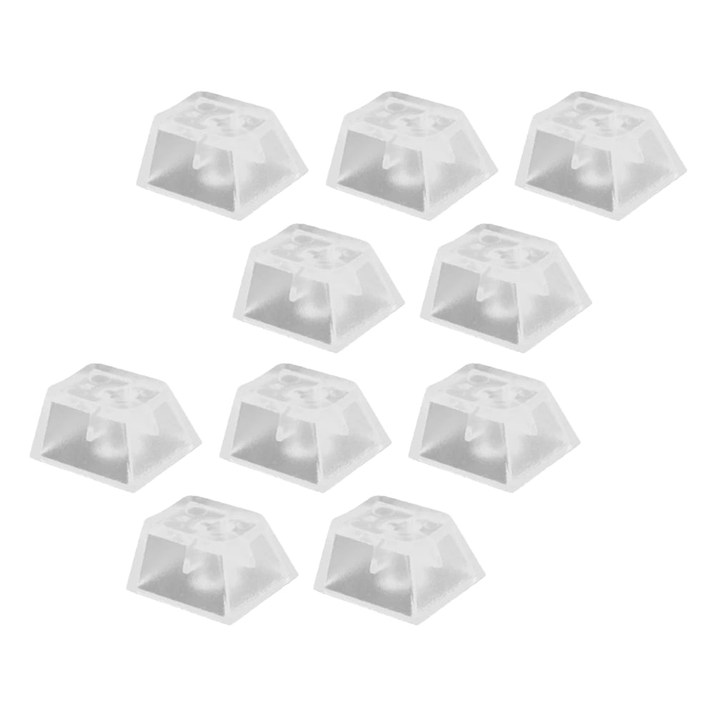 10 Pcs Keycaps Clear Transparent Keyboard Accessory Translucent ...