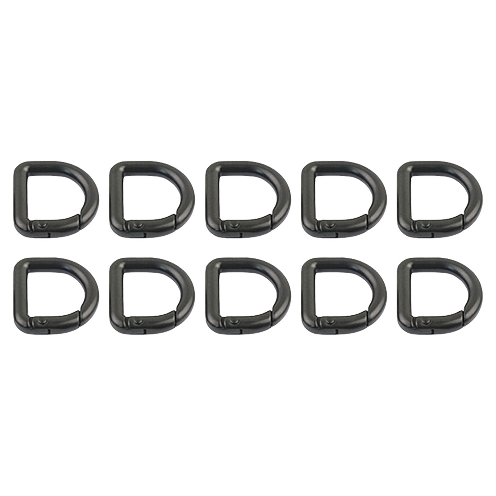 10 Pcs Keyring Clip Buckles D Rings Spring Key Hooks Keychain Clip for ...