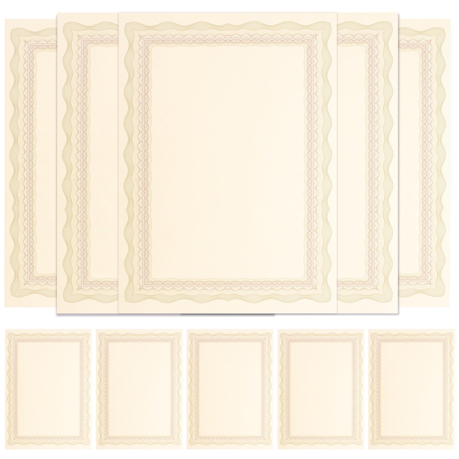 10 Pcs Kit Blank Diploma Paper Honor Certificate Personalized Office ...