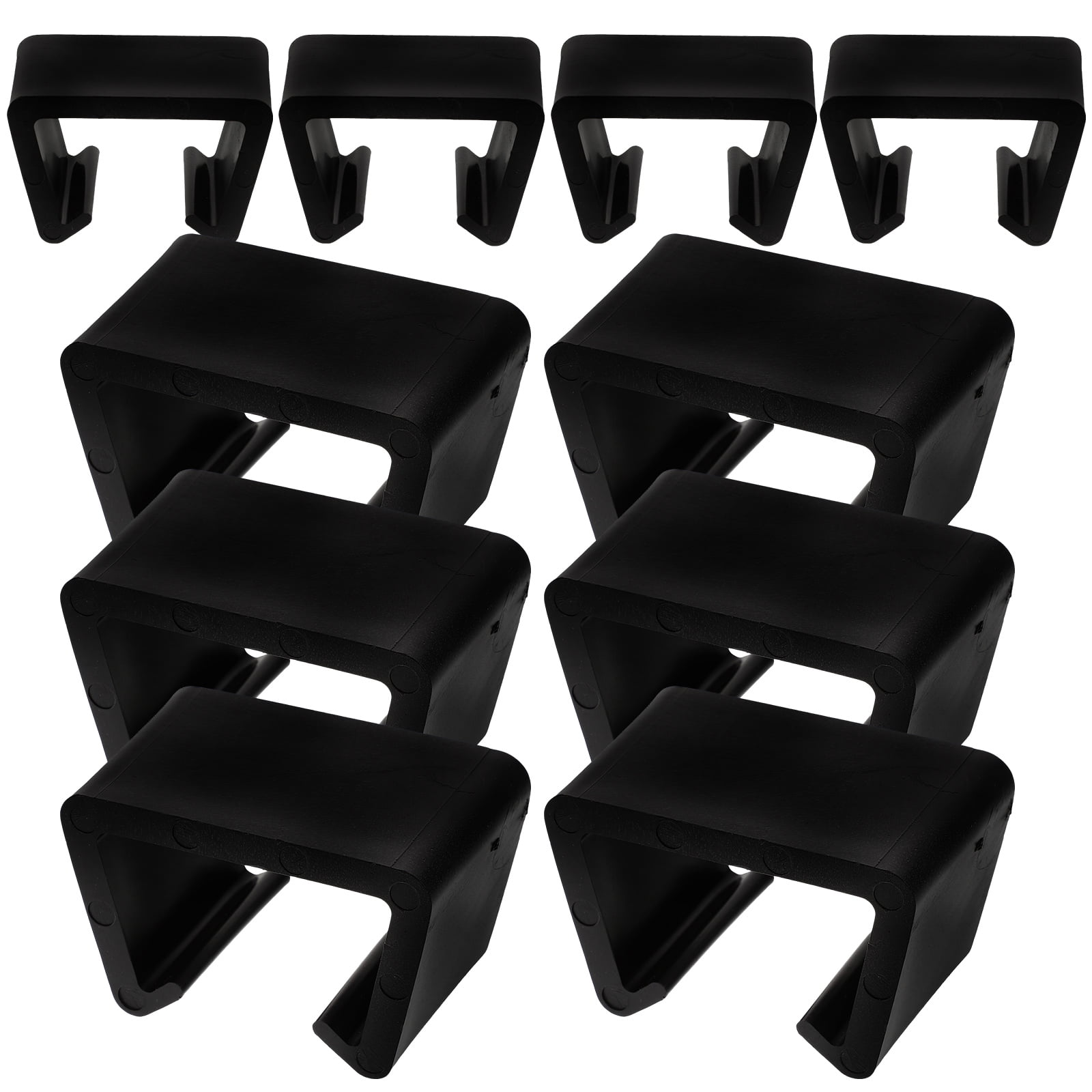GETAJGHSD 10pcs Patio Wicker Furniture Clips Black Plastic Keep ...