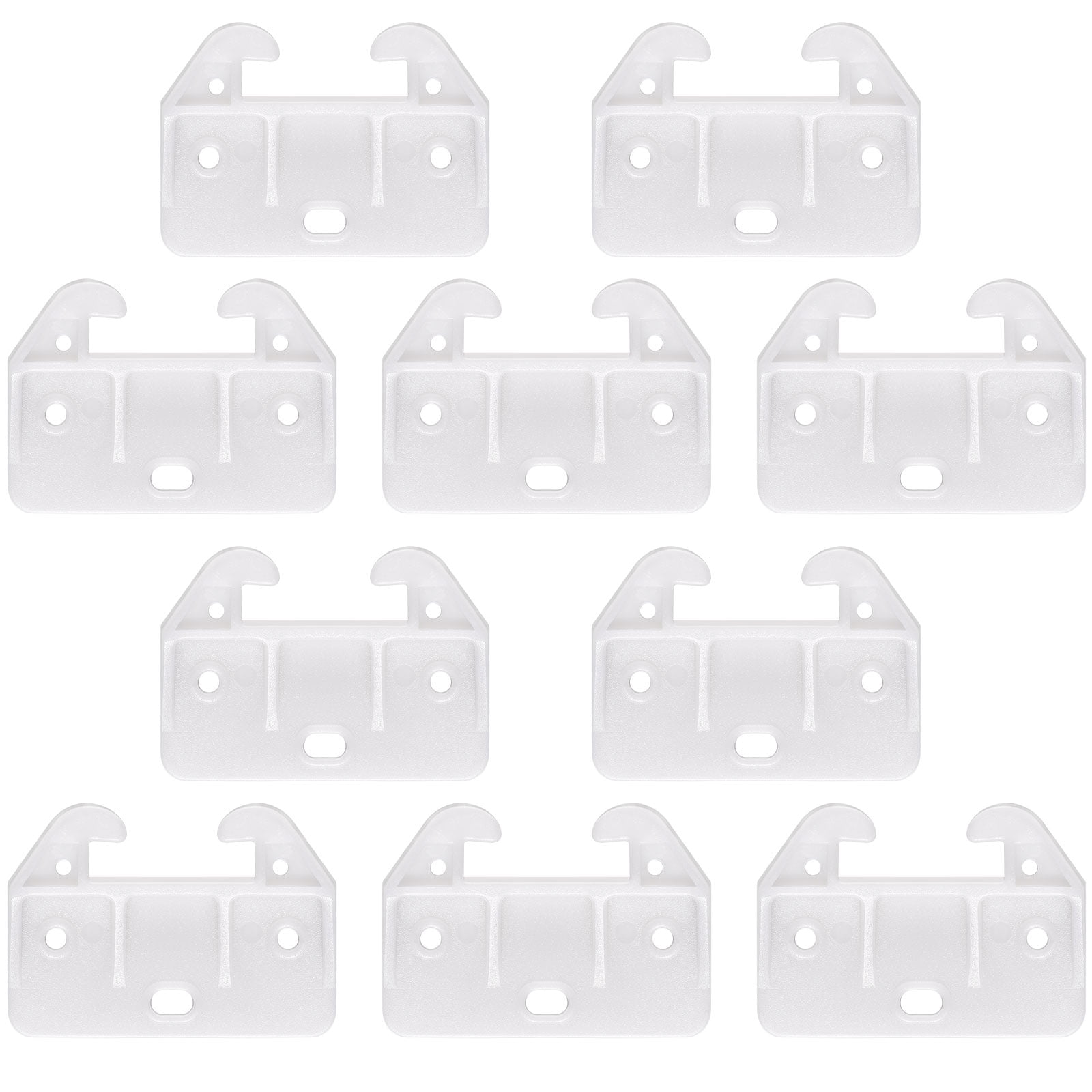 10 Pcs Kitchen Cabinet Hooks Center Mount Drawer Guide Drawer Track ...