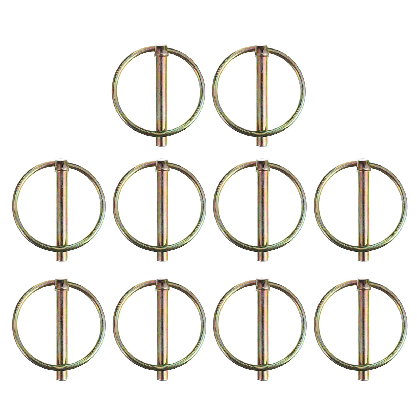 FONDOTIN Linch Pin with Ring Carbon Steel for Truck Drivers Garden Work ...