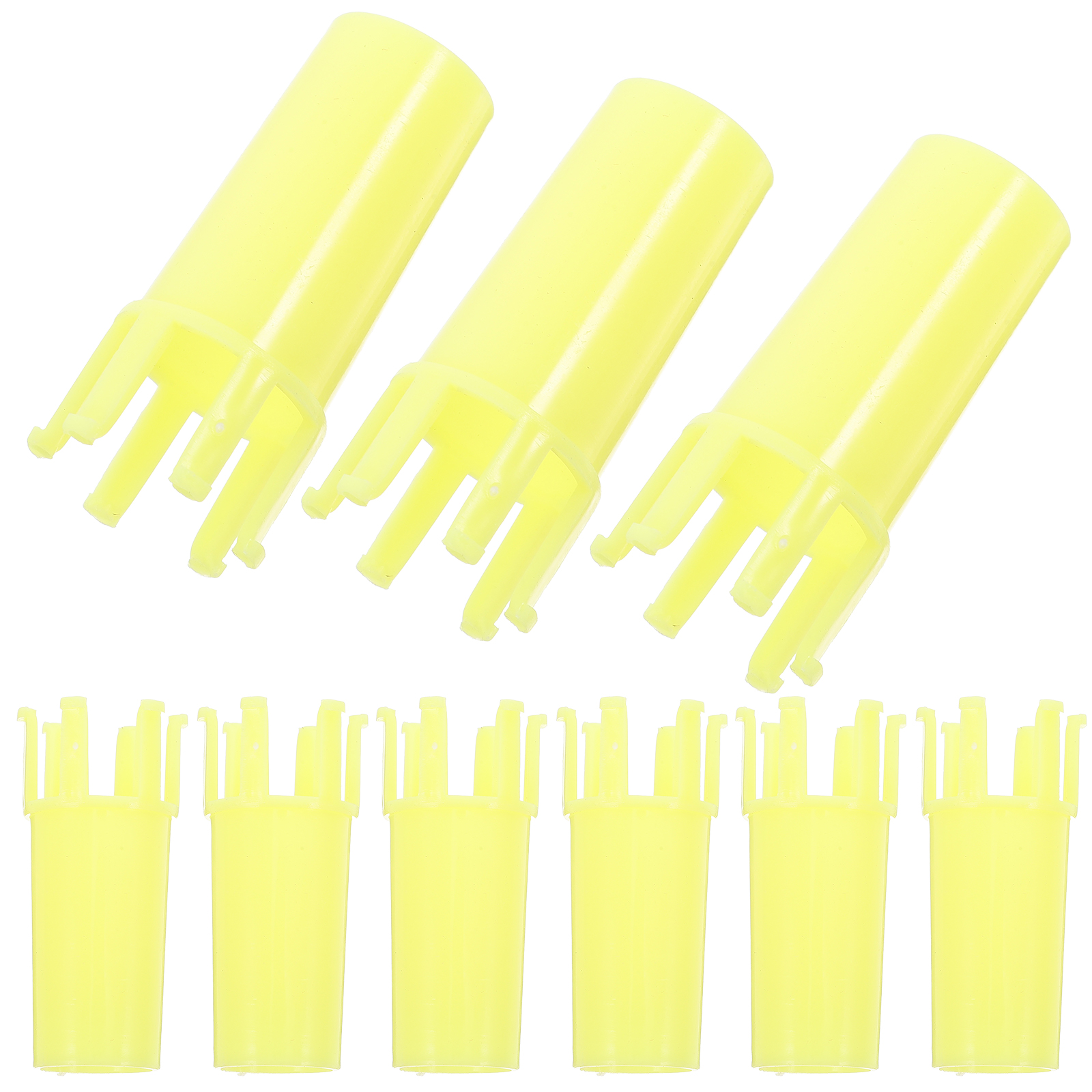10 Pcs Knitting Rubber Band Tool Child 5.00X2.50X2.50CM Yellow ...