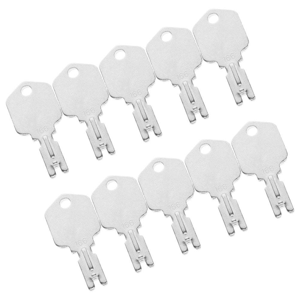 10 Pcs Komatsu Construction Tools Forklift Key Silver - Walmart.com
