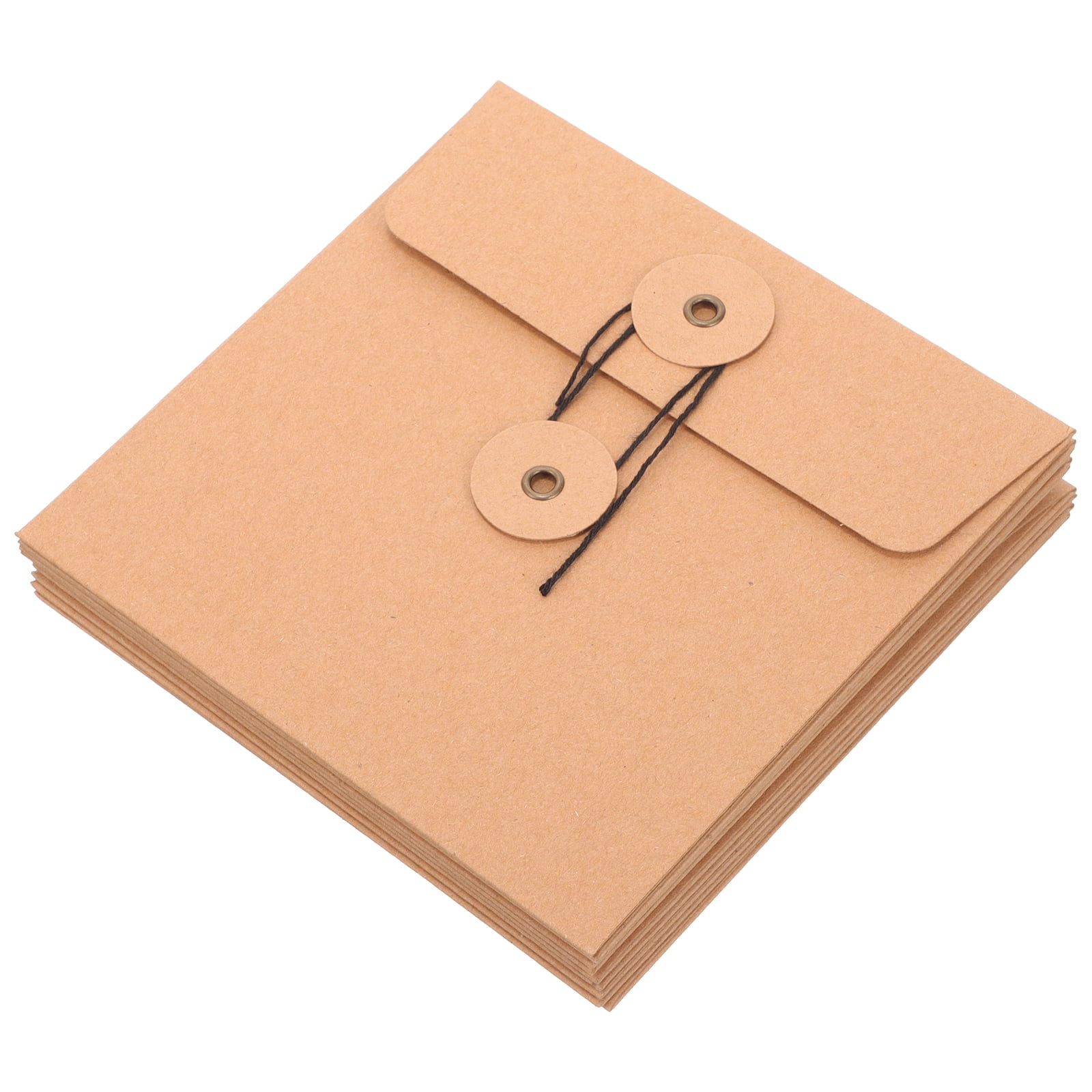10 Pcs Kraft Envelope CD Envelopes Packaging Bag Brown Paper Dvd Mailers - Walmart.com