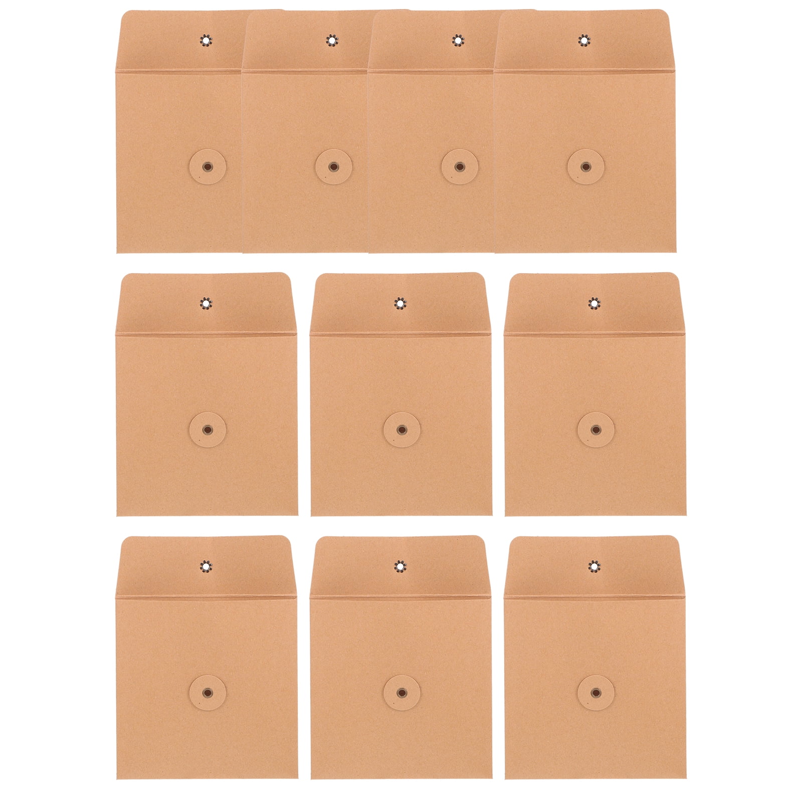 10 Pcs Kraft Envelope Paper Dvd Sleeves Vellum Envelopes CD Mailers ...