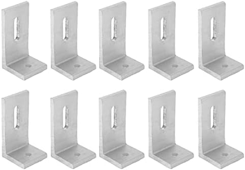 10 Pcs L Foot Solar Mount, Solar Panel Mounting L Bracket, Aluminum ...
