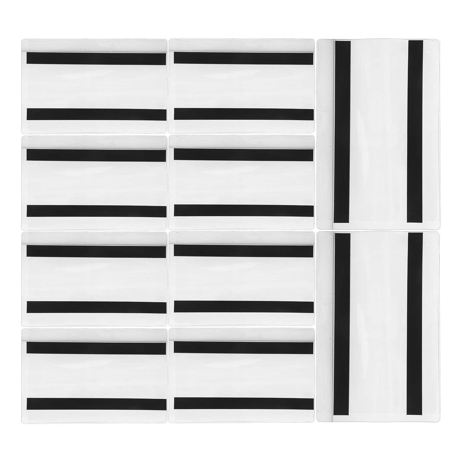 10 Pcs Label Bag Pen Holder Trash Can Magnetic Logo Insurance Card ...