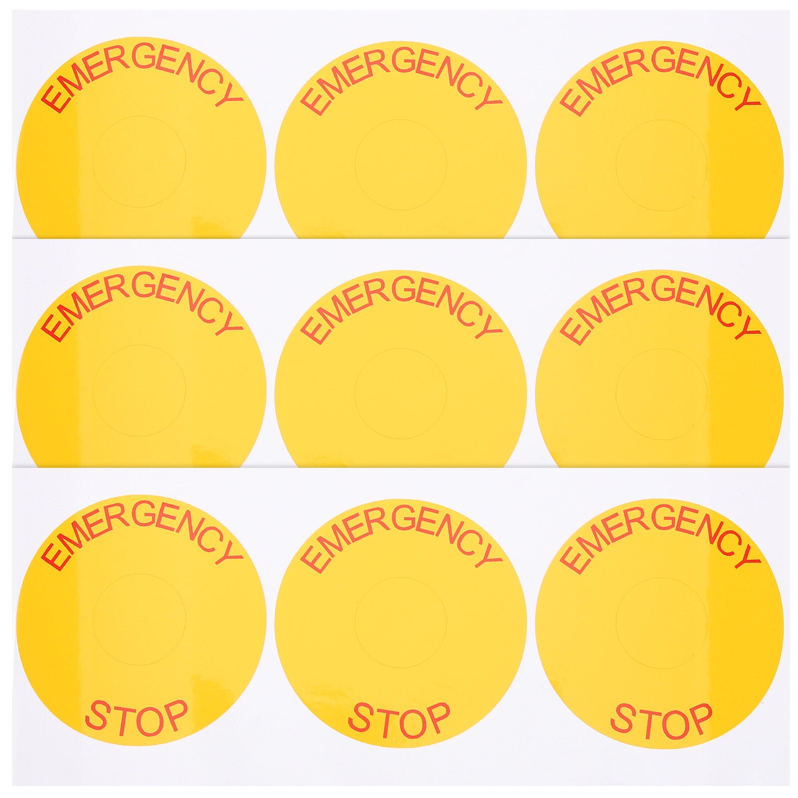 10 Pcs Label Fuse Block Danger Sign Stickers Safety for Public Areas ...