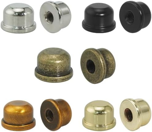 10 Pcs Lamp Finial 5 Colors Lamp Toppers on Solid Finials for Light ...