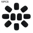 10 Pcs Lapel Mic Windscreen Foam Microphone Covers for Headset Mics ...