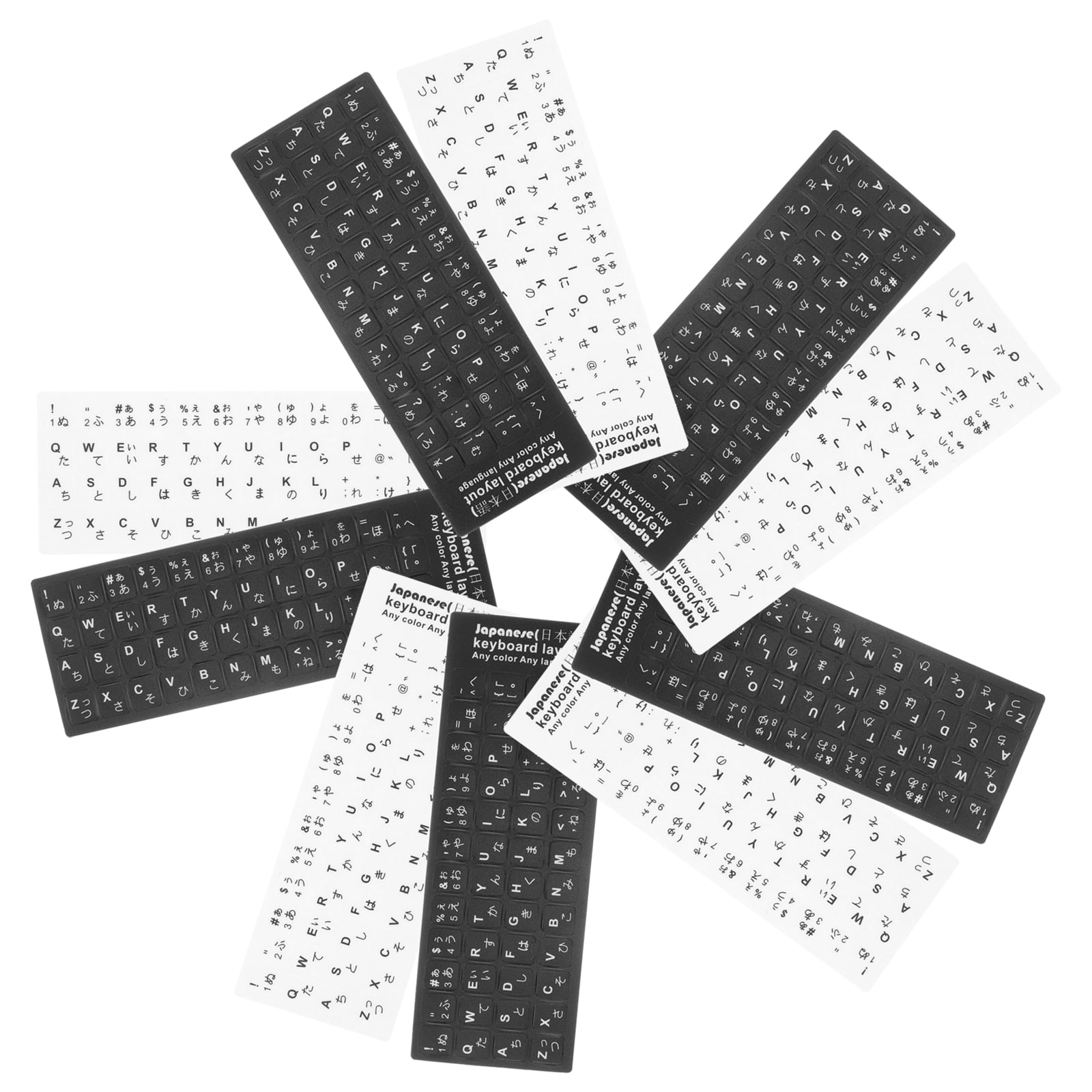 10 Pcs Laptop Japanese Keyboard Stickers for Computer Keyboards ...